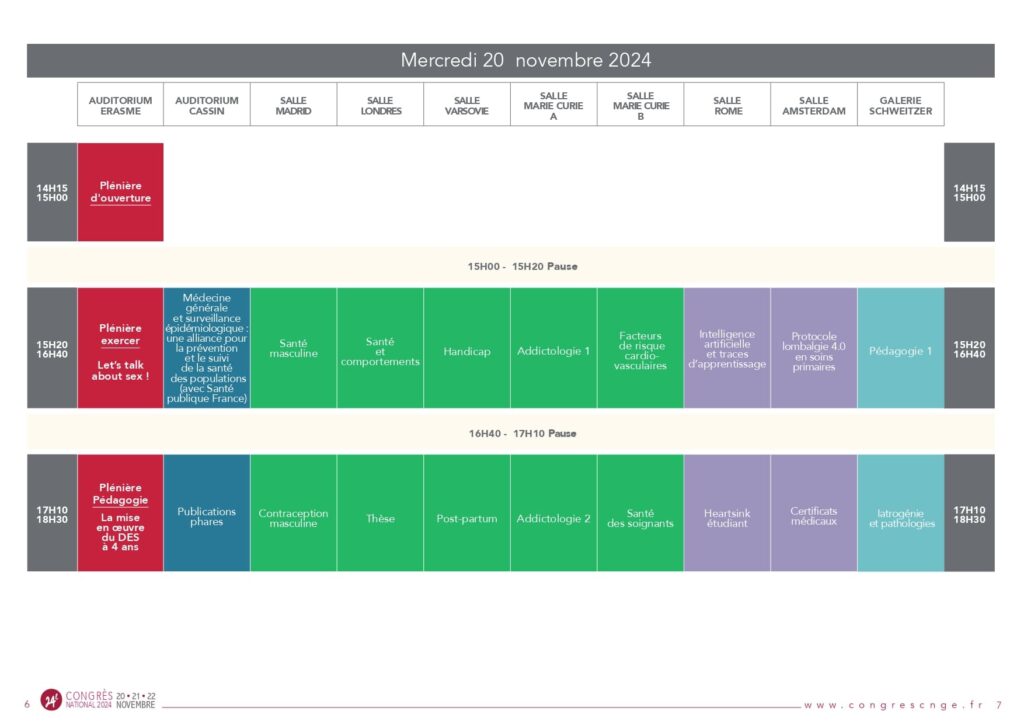 PROGRAMME 2025 – Congrès CNGE
